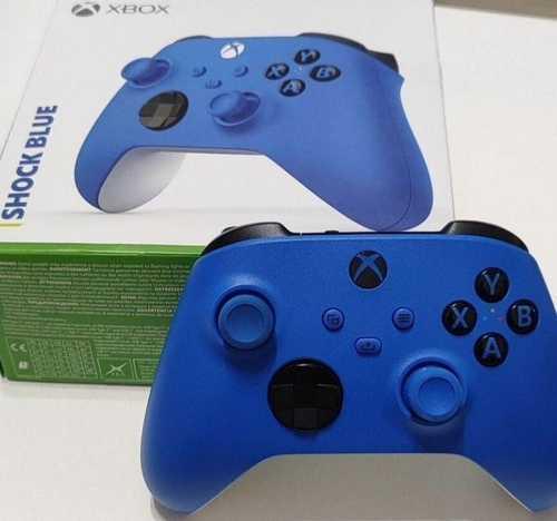 Геймпад xbox series x s синий Shock Blue