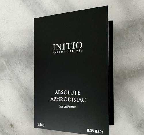 Initio absolute aphrodisiac пробники семплы