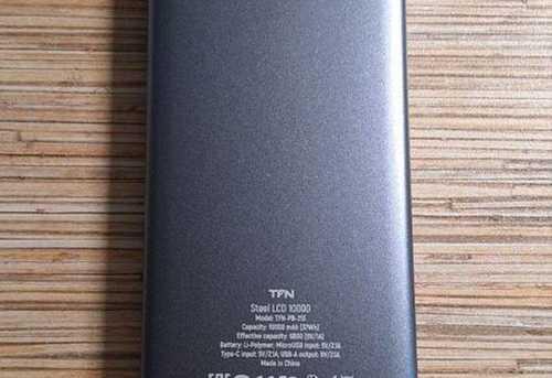 Аккамулятор TFN Steel LCD 10000 Gray TFN-PB-213