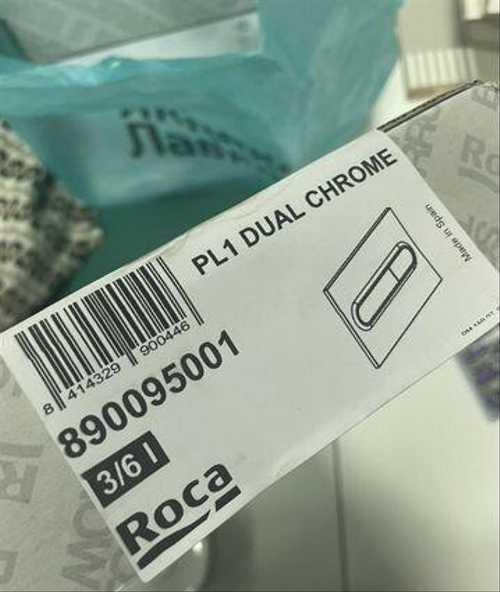 Roca Dual Chrome кнопка
