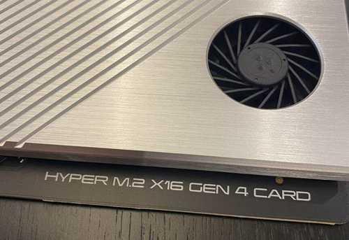 Hyper M.2 X16 GEN 4 card