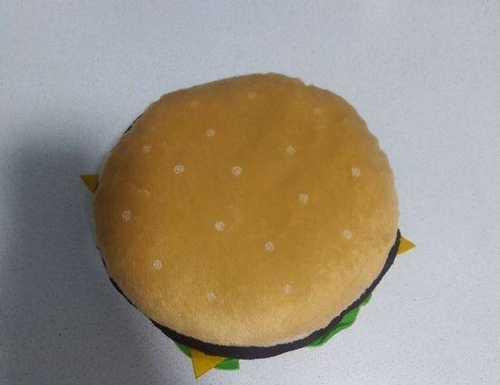 Мягкая игрушка / сумка для сd дисков "Гамбургер"