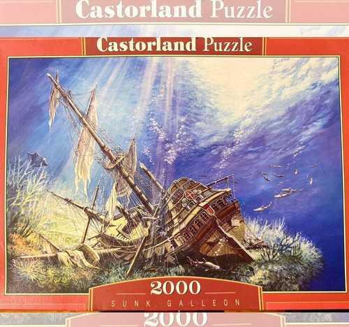 Пазл castorland 2000 корабль