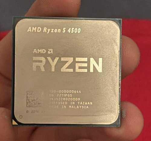 Поцессор AMD ryzen 5 4500