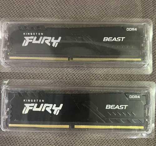 Модуль памяти Kingston ddr4 16gb (2x8gb)