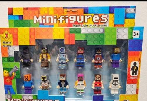 Lego Minecraft фигурки 12шт