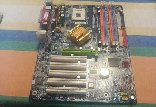 Материнская gigabyte ga-81pe1000 на запчасти