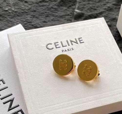 Серьги клипсы celine