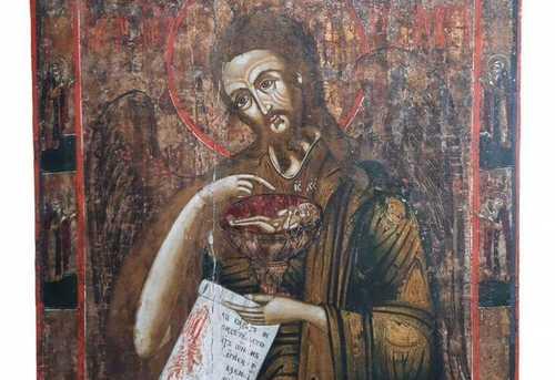 Икона Иоанн Креститель. xviii в
