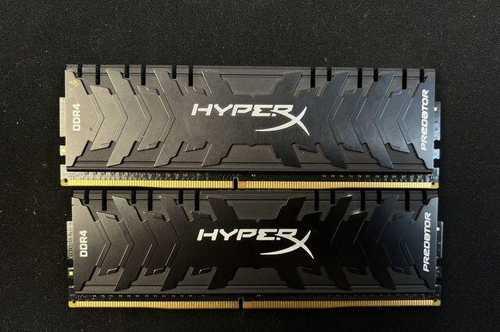 Kingston HyperX Predator DDR4 2x4Gb 3000 мгц