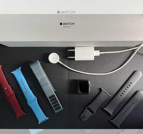 Часы apple watch 3 38 mm бу