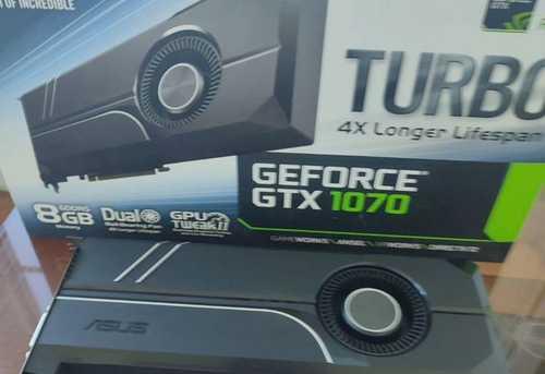 Видеокарта Asus gtx 1070 turbo