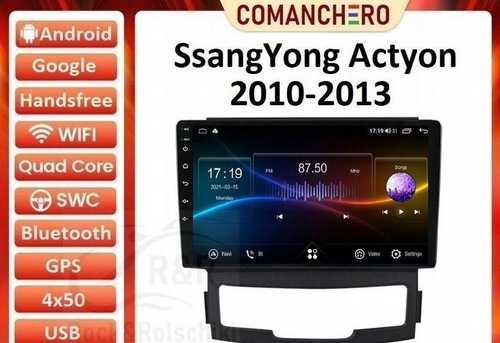 Магнитола Ssang Yong Actyon 2010-2013 Android