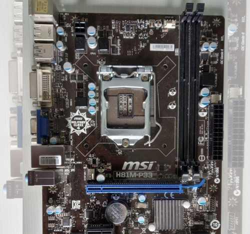 Материнская плата MSI H81M-P33