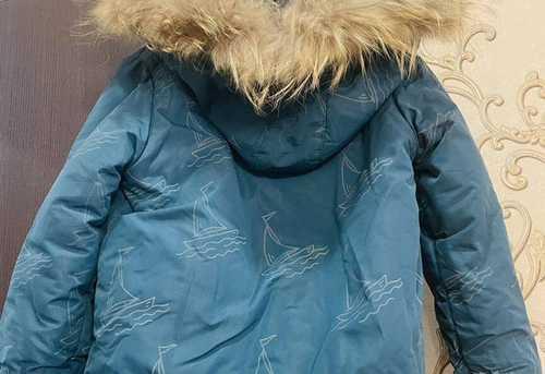 Куртка зимняя на мальчика 122 128