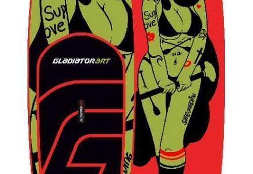 SUP Board gladiator ART 10.8 черный/красный