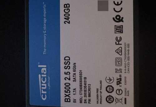 SSD 240Gb Crucial BX500