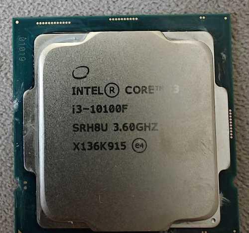 Процессор intel core i3 10100f