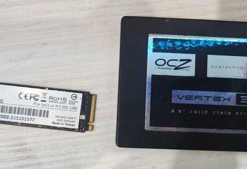 SSD Patriot p300 M.2 и OCZ Vertex 3