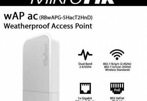 Точка доступа MikroTik wAP ac (white)