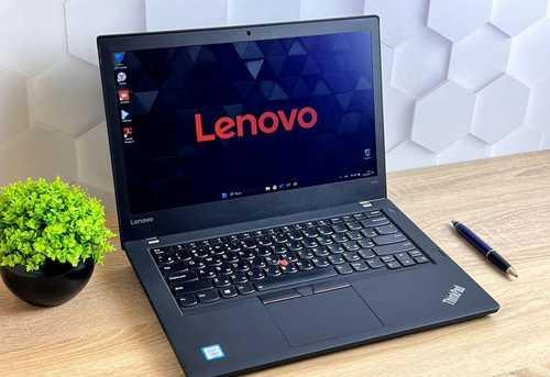 Топовый Lenovo ThinkPad T470 (i7/8Gb/SSD/ips)