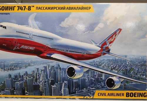 Пассажирский авиалайнер Боинг 747-8