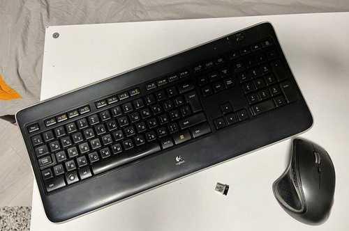 Мышь Logitech Performance MX и клавиатура К800