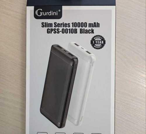 Gurdini Внешний аккумулятор Slim Series gpss-0010B