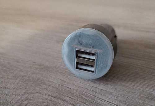 Зарядка в прикуриватель 2 USB