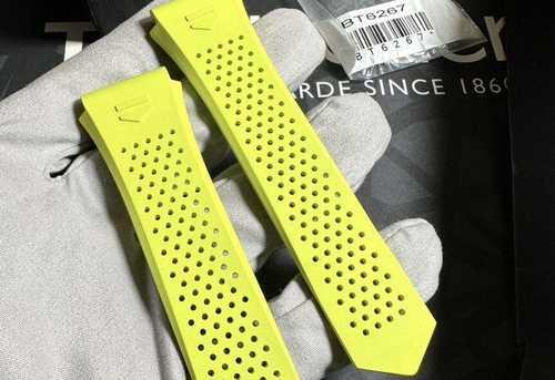 Ремешок lime yellow для Tag Heuer Connected E4
