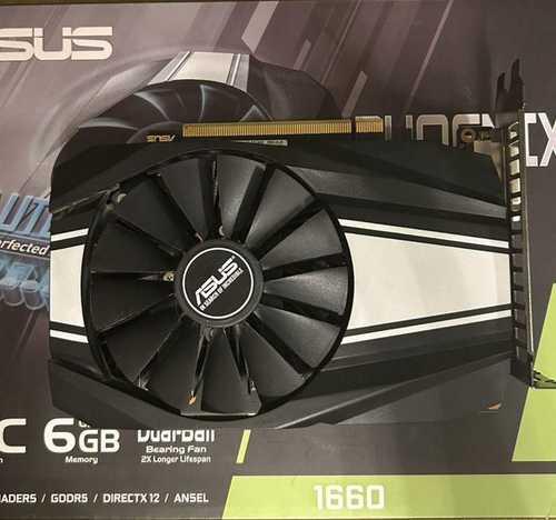 Видеокарта gtx 1660 6gb asus phoenix