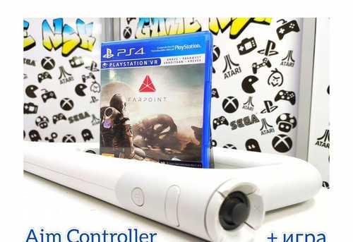 Aim Controller + Игра для PS VR (PS4) Б/У Комплект