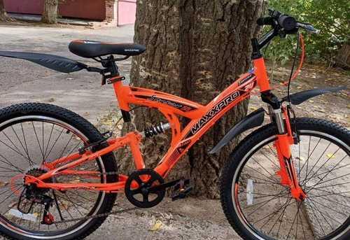 Велосипед Maxxpro Sensor 24д. оранжево-черный