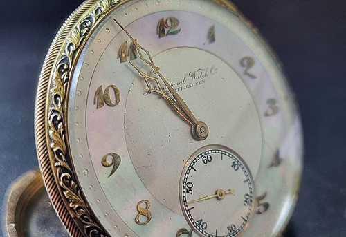 Золотые карманные часы IWC schaffhausen