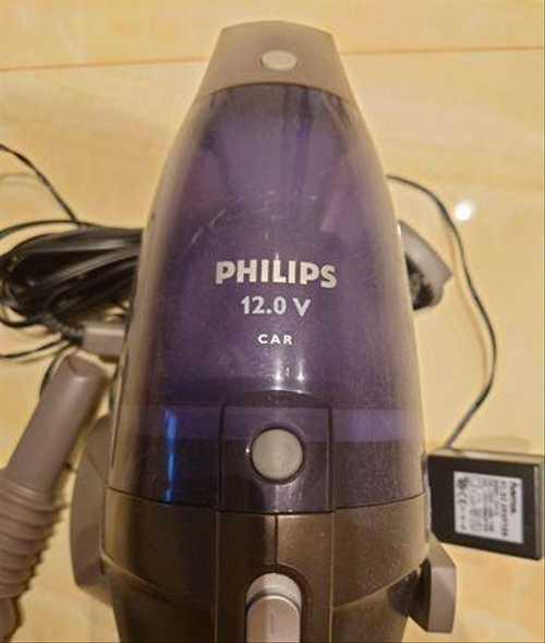 Автомобильный пылесос аккумуляторный Philips