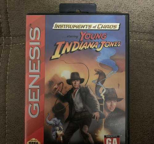 Бокс Young Indiana Jones. Sega Genesis