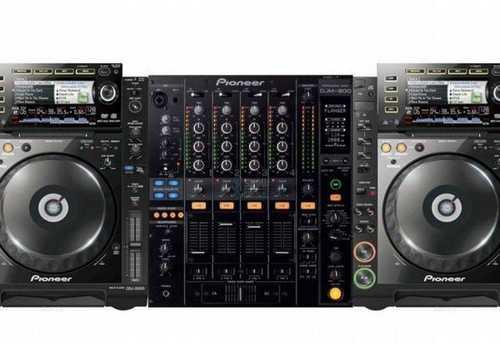 Pioneer Cdj2000-2 & Djm 800 - DJ комплект