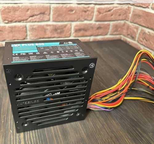 Блок питания 600w aerocool vx plus