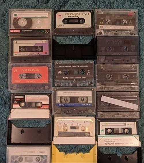 Аудиокассеты разные 14 штук