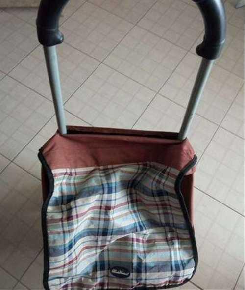 Фирменная удобная хозяйственная тележка с сумкой