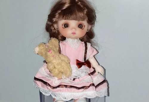 Кукла шарнирная 16 см ооак бжд баболи