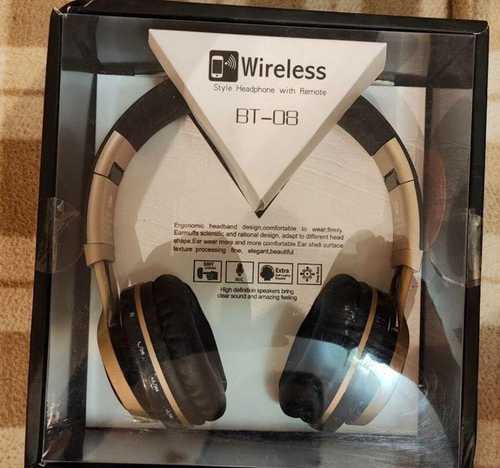 Беспроводные наушники Wireless BT-08