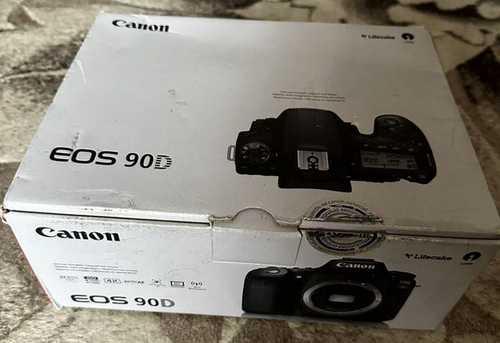Новый зеркальный фотоаппарат Canon EOS 90D