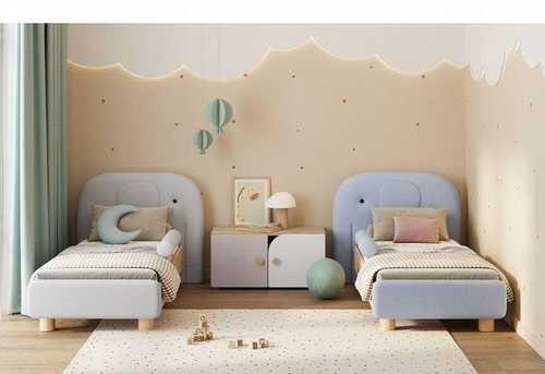 Детская кровать Петти-1 90 Bucle Lilac