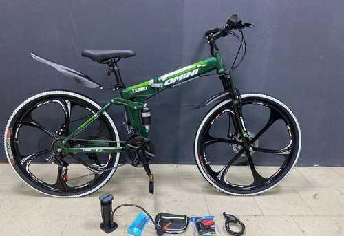 Велосипед на литых диска - Omini зеленый