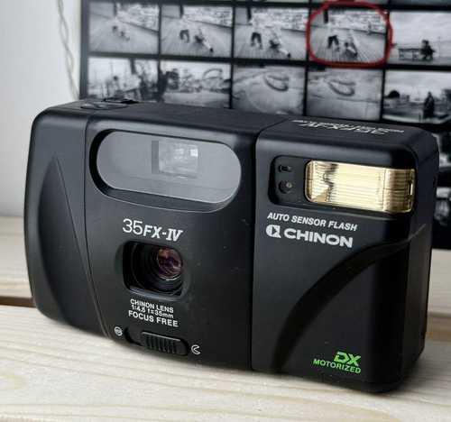 Chinon 35fx iv пленочный 35мм фотоаппарат