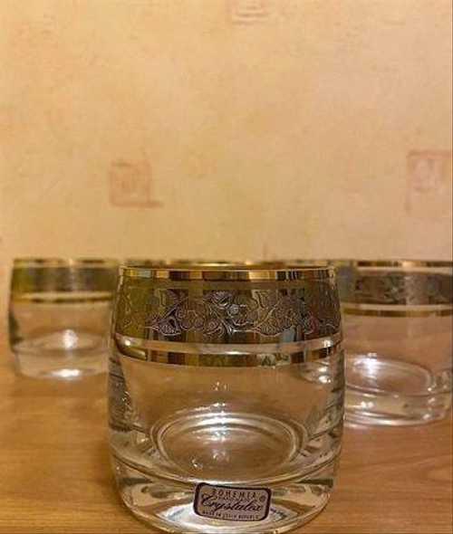 Стаканы для виски Crystalex Bohemia hand made