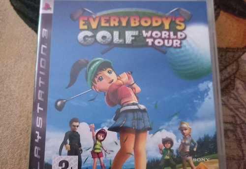 Every body's golf world tour игра для PlayStation3