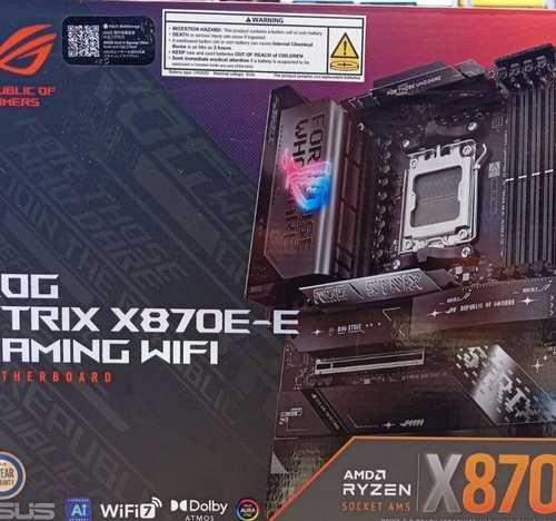 AM5 Asus Rog Strix X870E-E Gaming WiFi /Наличие