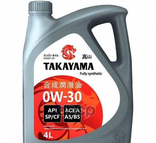Масло Моторное Takayama Motor Oil 0W-30 4 Л 322